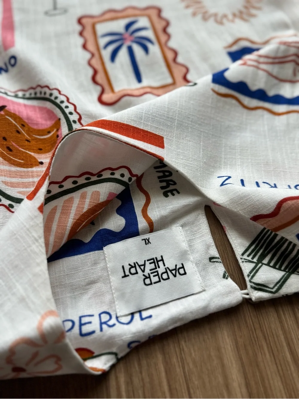 Paper Heart | Dresses | Paper Hearts Aperol Spritz Linen Dress | Poshmark